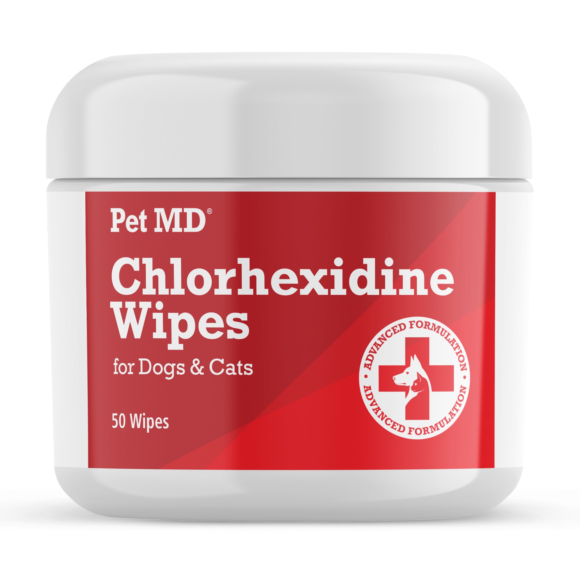 Chlorhexidine Wipes for Dogs and Cats - 50 Count – Pet MD Store