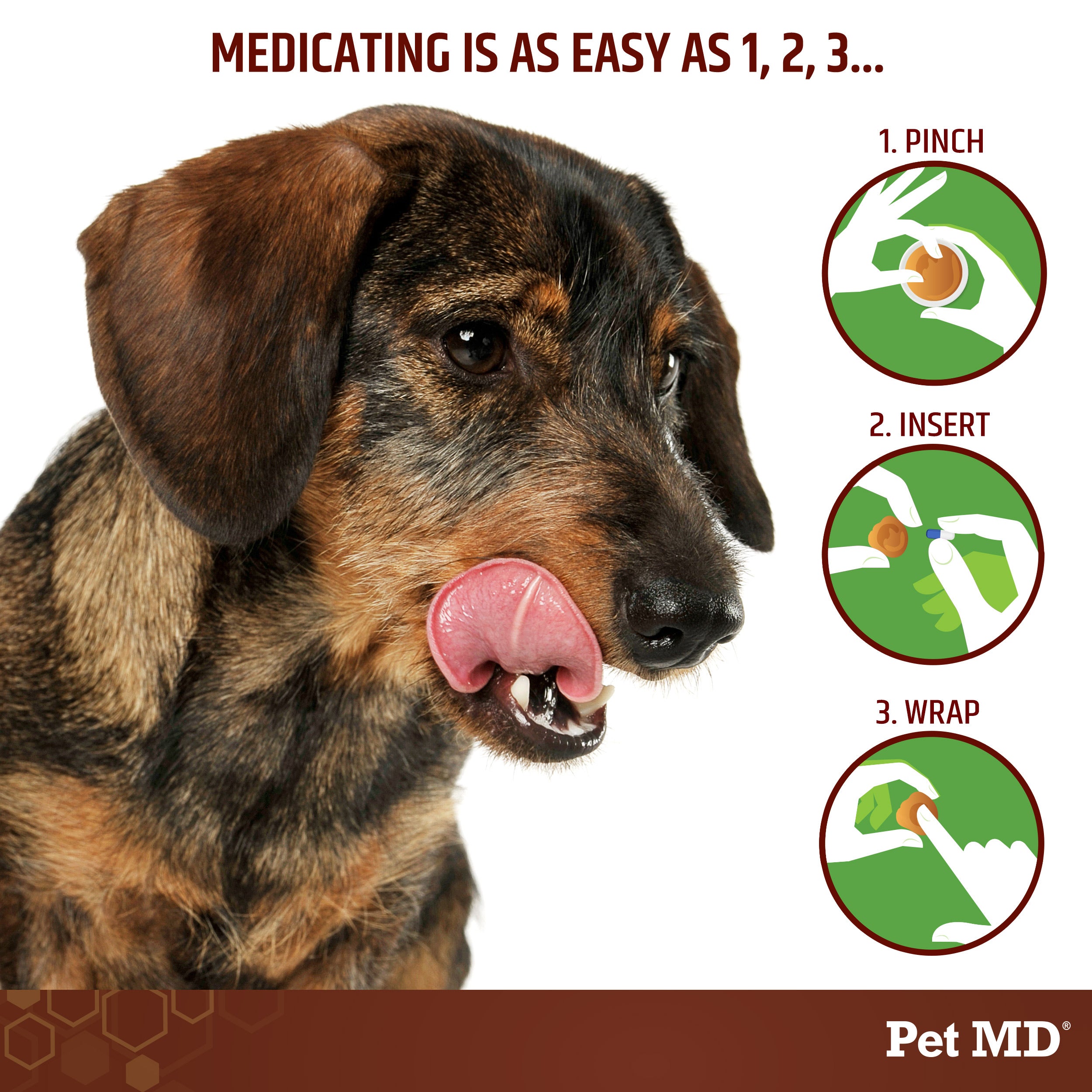 Pet MD Wrap-a-Pill with Probiotics - Peanut Butter (4.2oz) – Pet MD Store