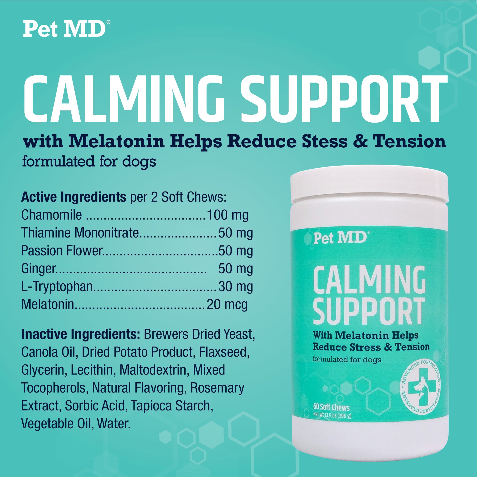 Pet MD Calming Chews for Dogs - 60 ct – Pet MD Store